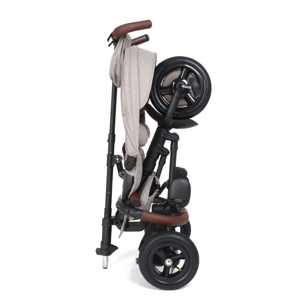 Glacier Gray Premium Folding Trike with Leather Accents- Smart Trike ...