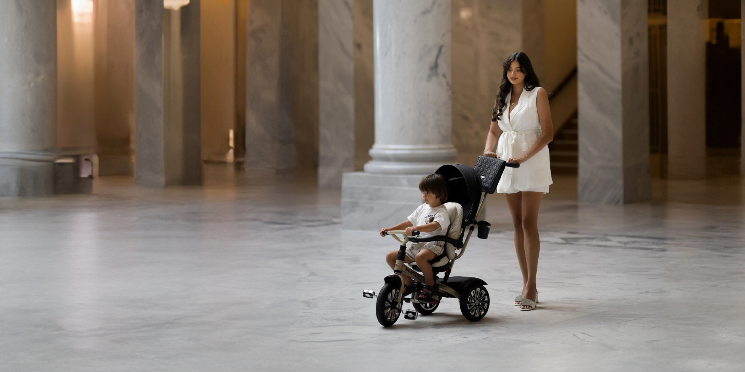 Bentley Trike - A convertible baby stroller that grows with your child